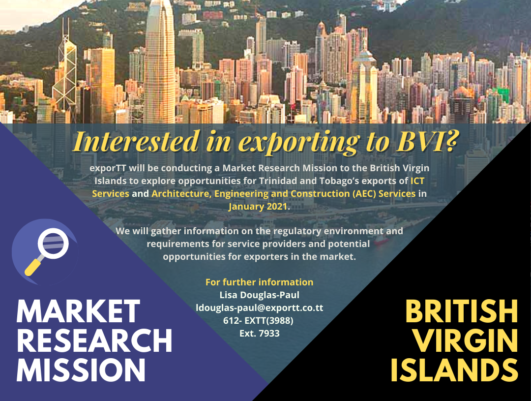 exporTT Market Research Mission to the BVI | exporTT